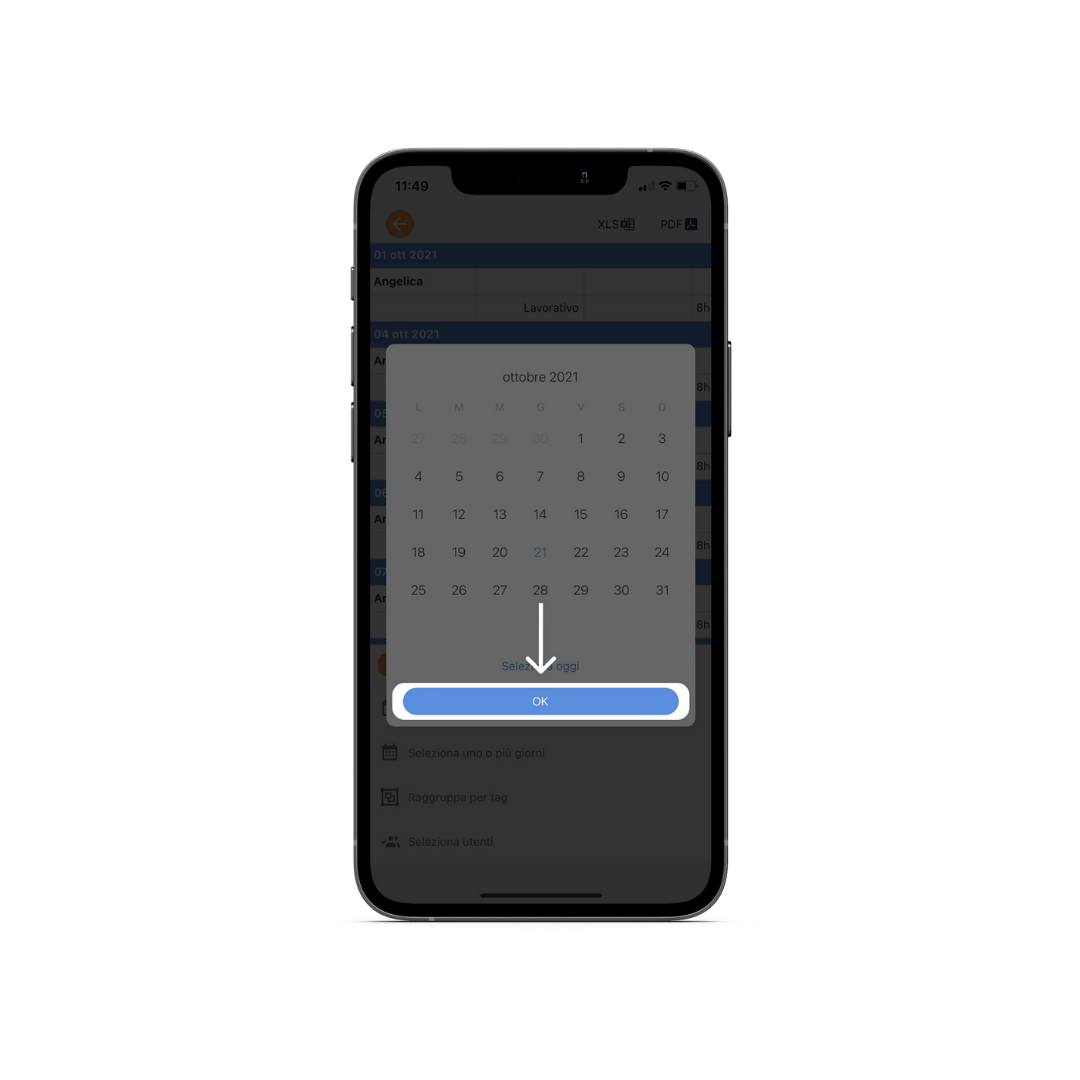 Come generare un report completo - Giornaliera